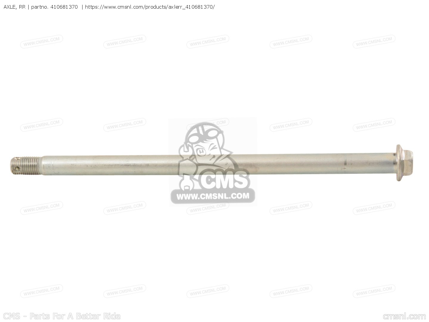 410681370: Axle, Rr Kawasaki - buy the 41068-1370 at CMSNL