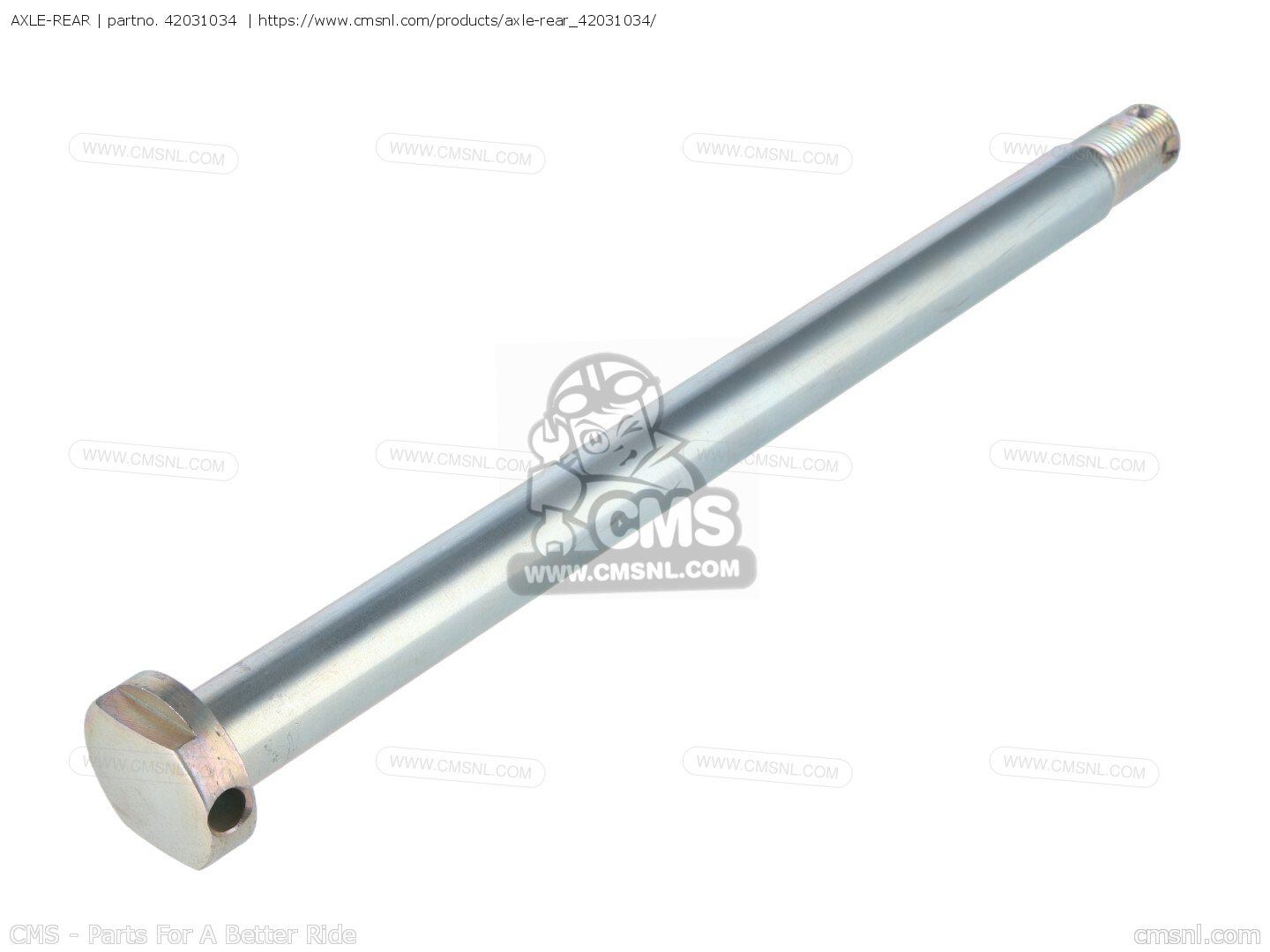 42031034: AXLE,RR Kawasaki - buy the 42031-034 at CMSNL