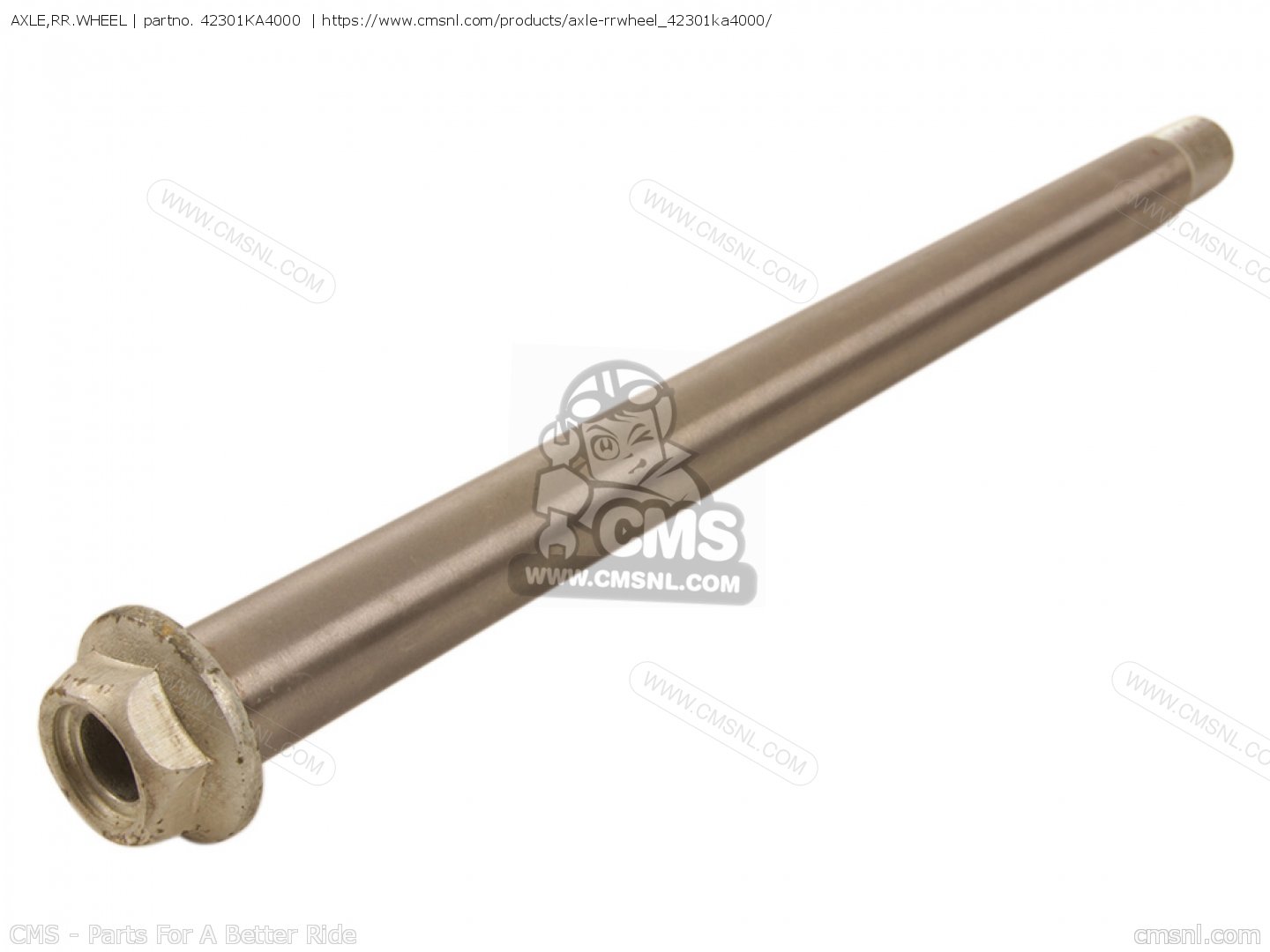 42301KA4000: AXLE,RR.WHEEL Honda - buy the 42301-KA4-000 at CMSNL