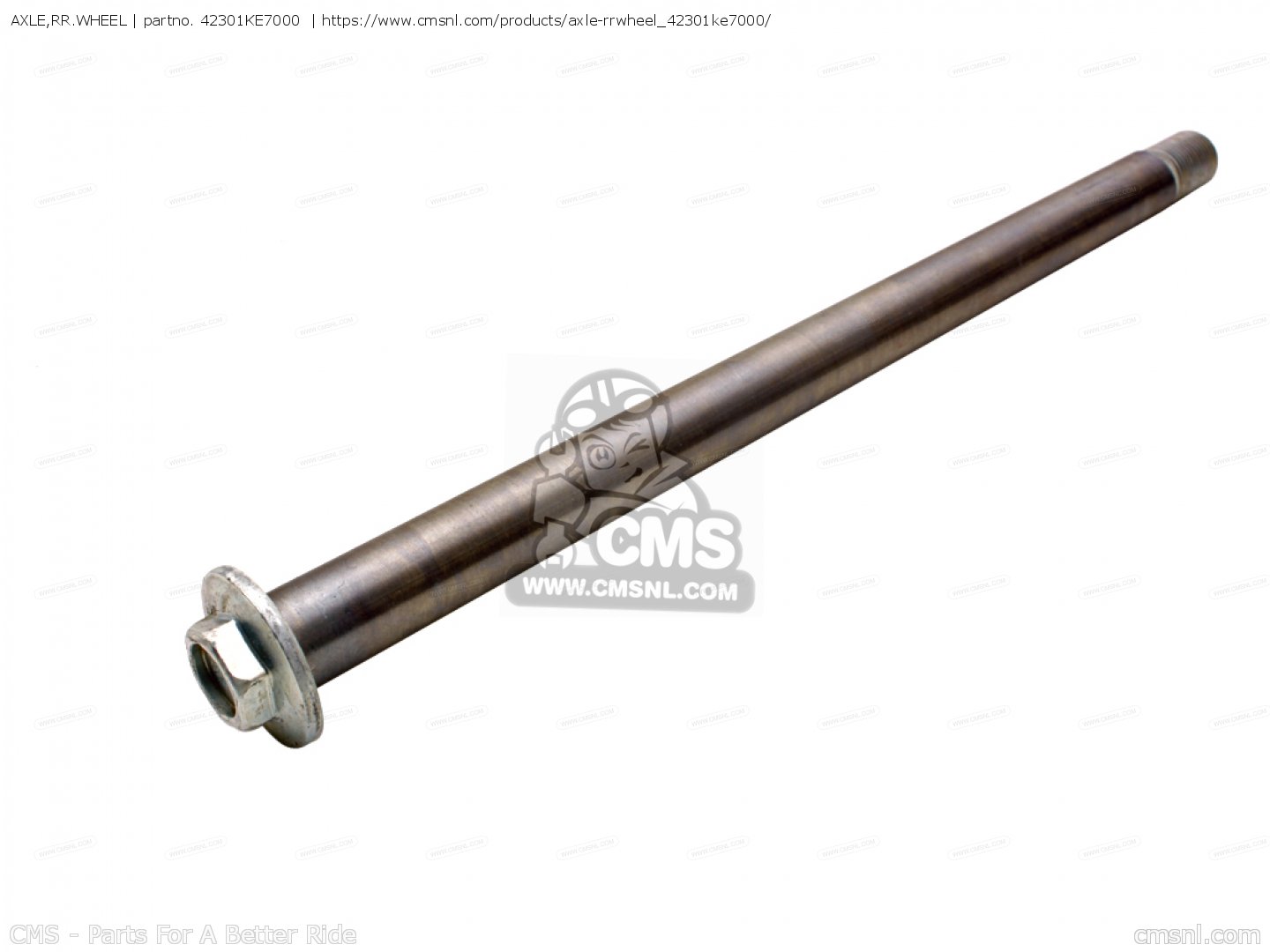 AXLE,RR.WHEEL for Honda - order at CMSNL