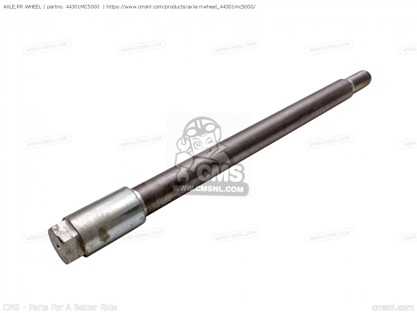 44301MC5000: AXLE,RR.WHEEL Honda - buy the 44301-MC5-000 at CMSNL