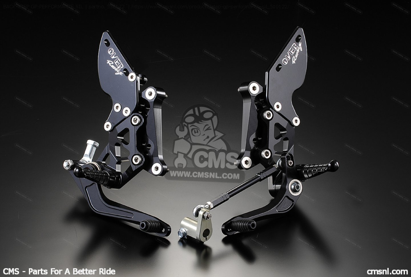 BACK-STEP GP-PERFORMANCE SIL for Monkey Back Step kits - order at CMSNL