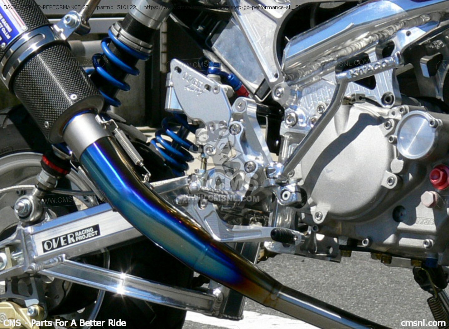 BACK-STEP GP-PERFORMANCE SIL for Monkey Back Step kits - order at CMSNL