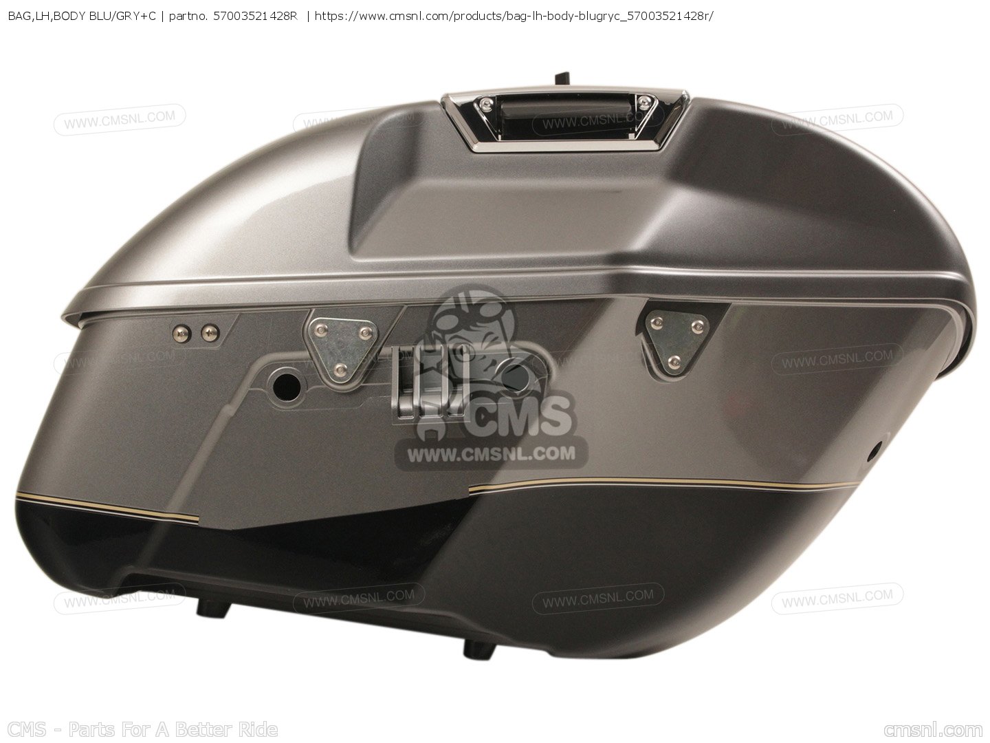 57003521428R: BAG,LH,BODY BLU/GRY+C Kawasaki - buy the 57003-5214-28R ...