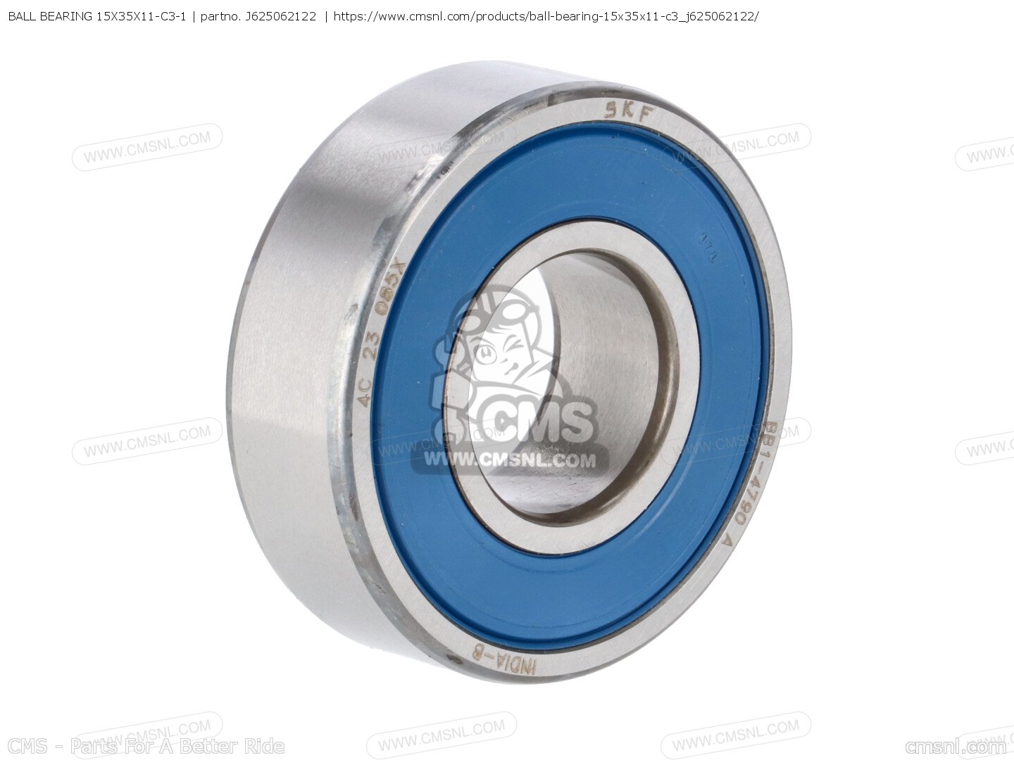 J625062122: BALL BEARING 15X35X11-C3-1 KTM - buy the J625062122 at CMSNL