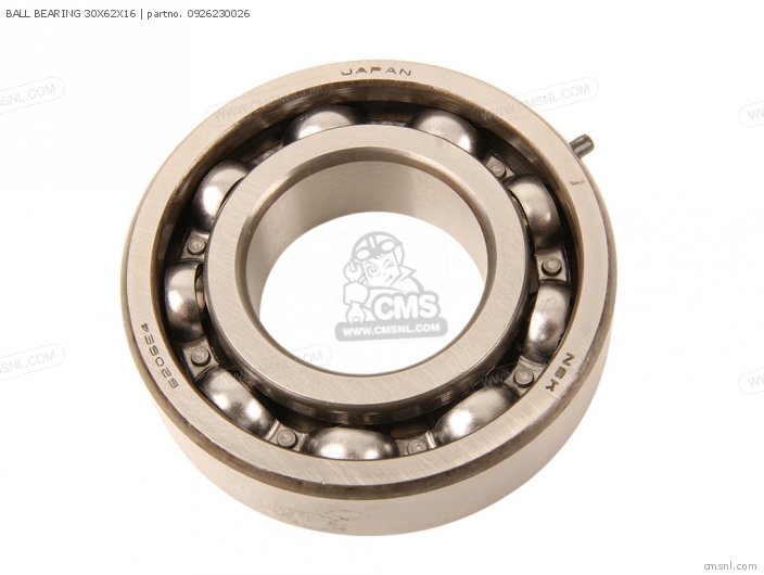 0926230026: BALL BEARING 30X62X16 Suzuki - buy the 09262-30026 at CMSNL
