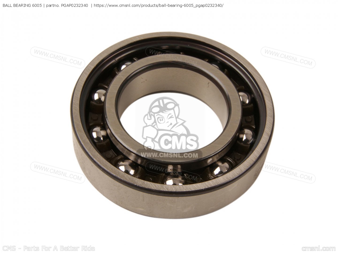 PGAP0232340: Ball Bearing 6005 Piaggio Group - buy the AP0232340 at CMSNL
