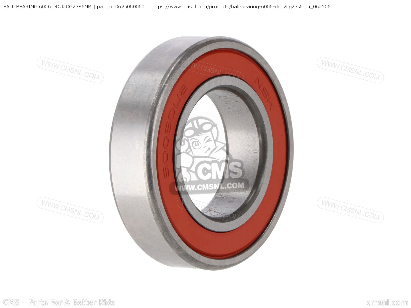 0625060060: BALL BEARING 6006 DDU2CG23S6NM KTM - buy the 0625060060 at ...