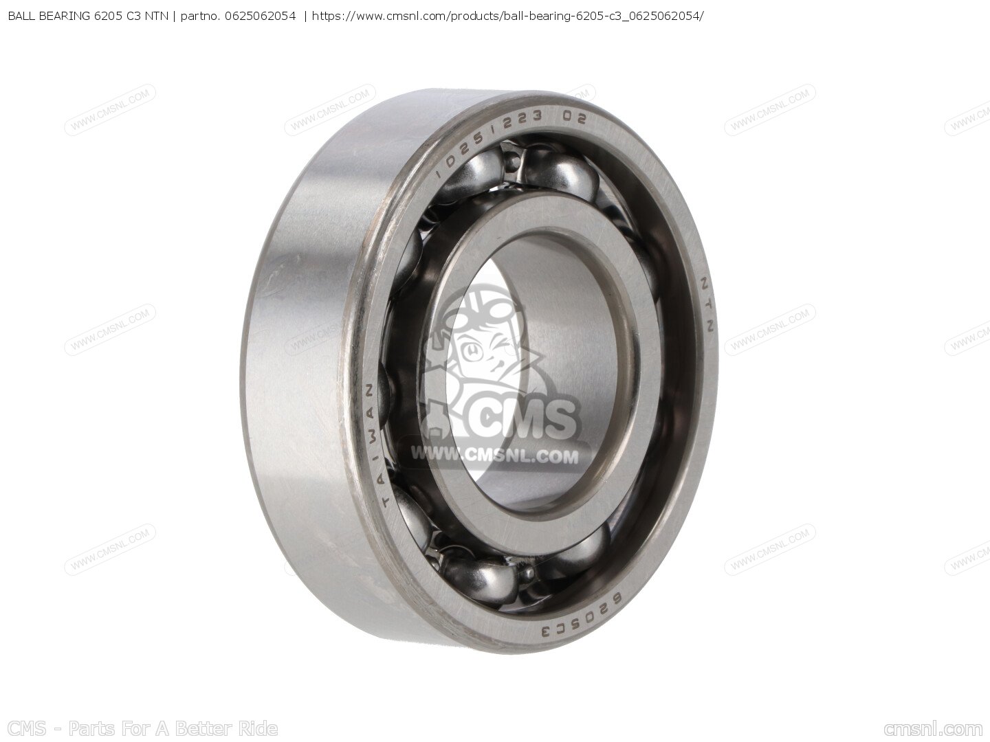 0625062054: BALL BEARING 6205 C3 NTN KTM - buy the 0625062054 at CMSNL