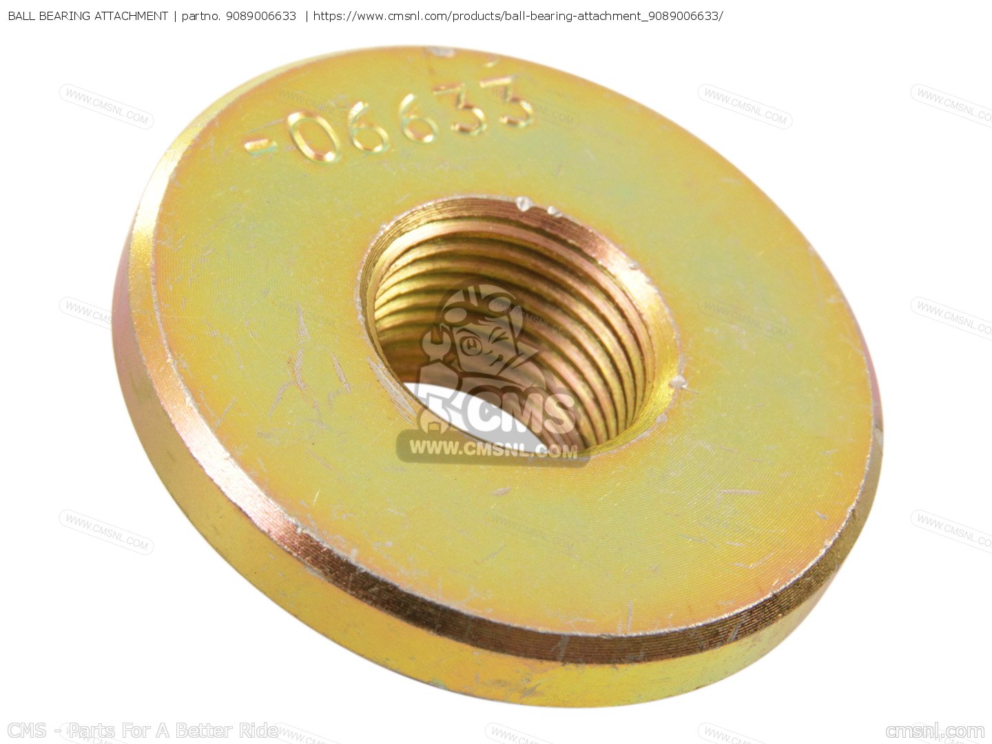 9089006633: BALL BEARING ATTACHMENT Yamaha - buy the 90890-06633-00 at ...