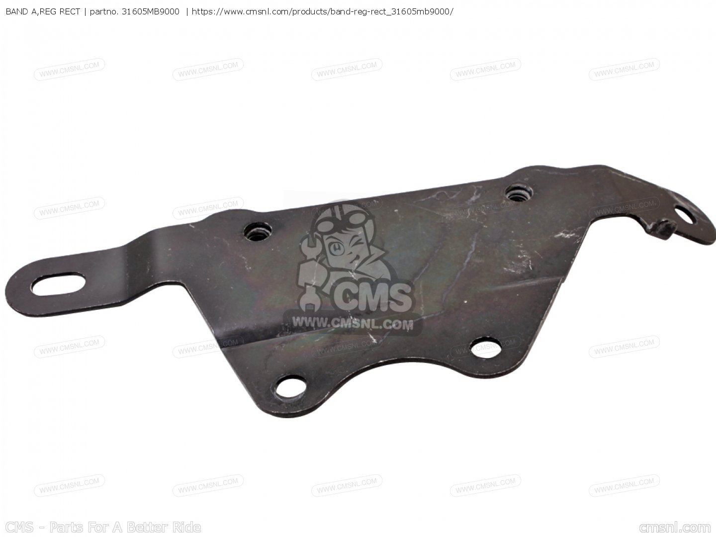 31605MB9000: BAND A,REG RECT Honda - buy the 31605-MB9-000 at CMSNL