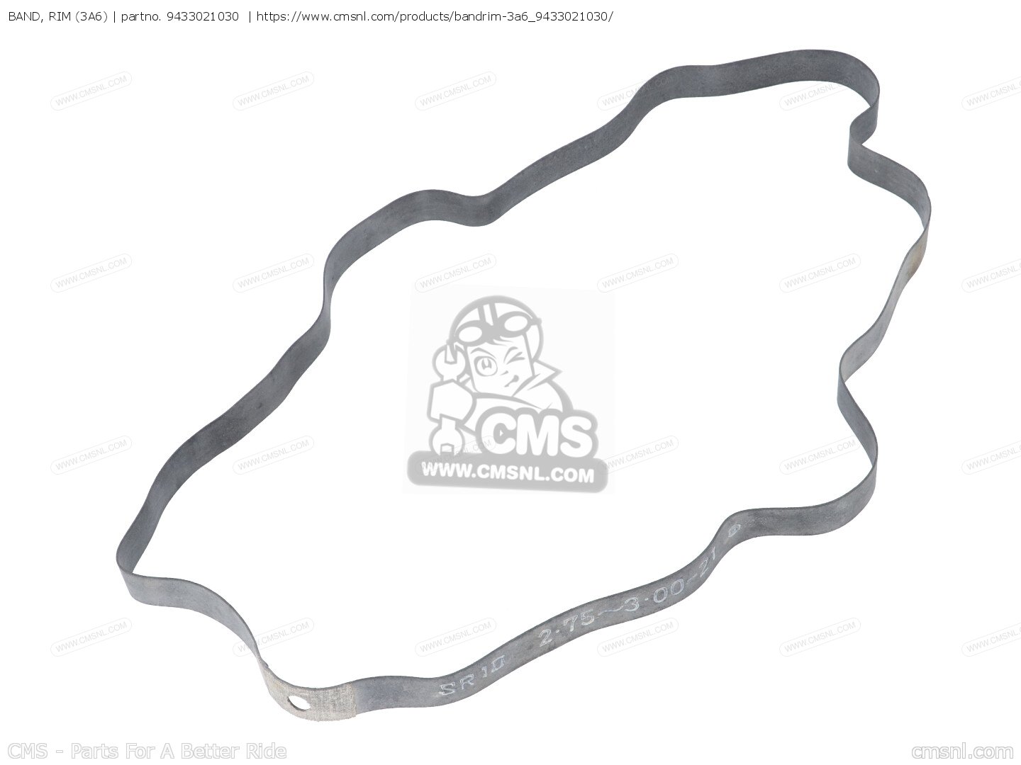 9433021030: BAND, RIM (3A6) Yamaha - buy the 94330-21030-00 at CMSNL