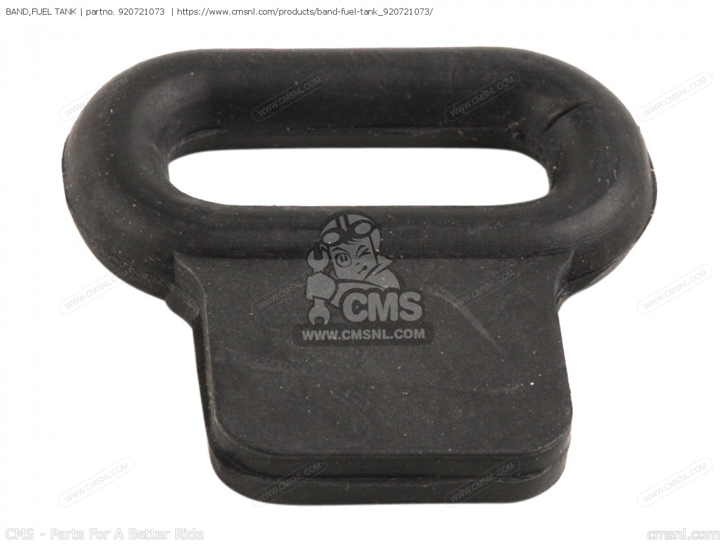 920721073: BAND,FUEL TANK Kawasaki - buy the 92072-1073 at CMSNL