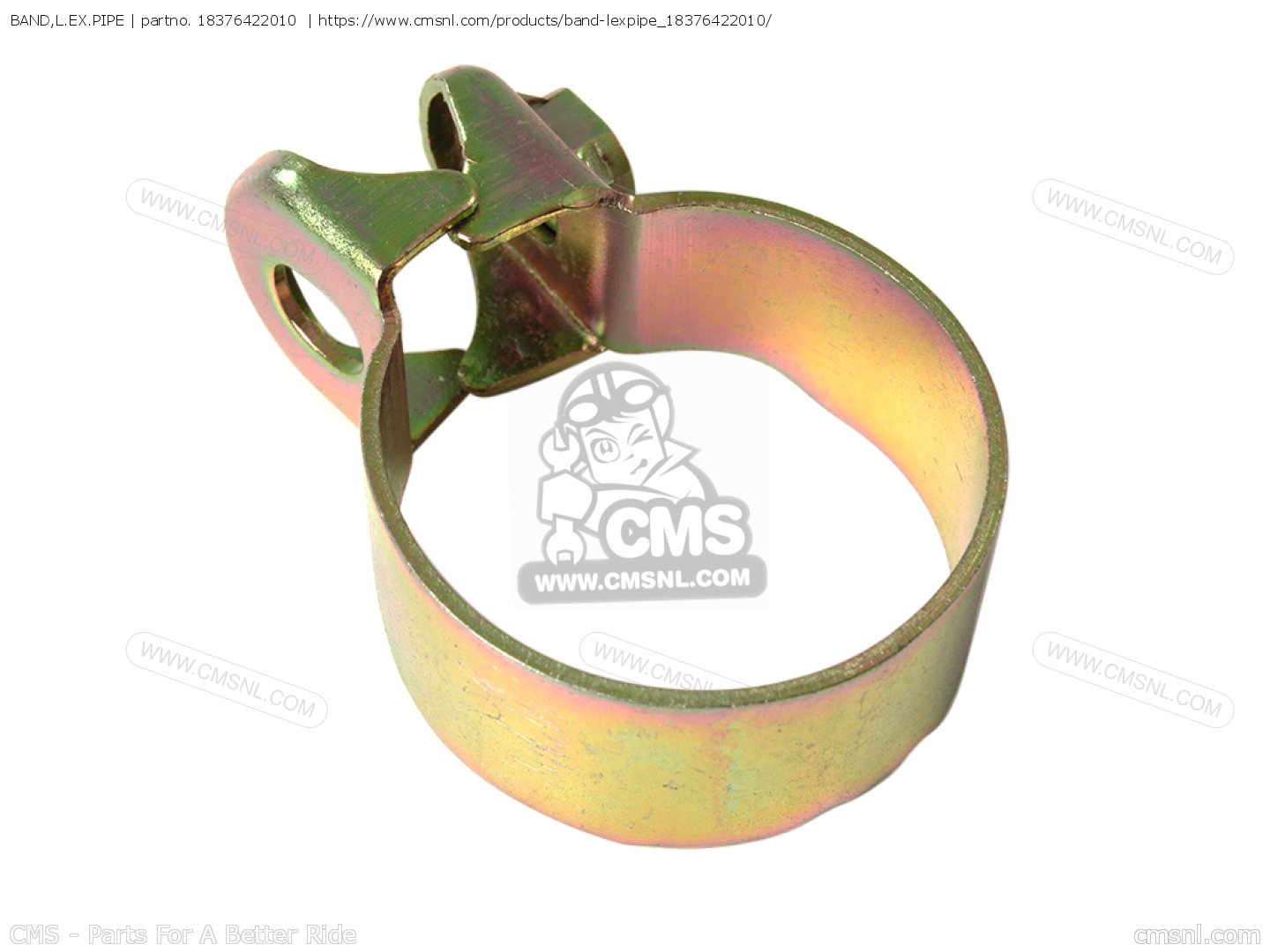 18376422010: BAND,L.EX.PIPE Honda - buy the 18376-422-010 at CMSNL