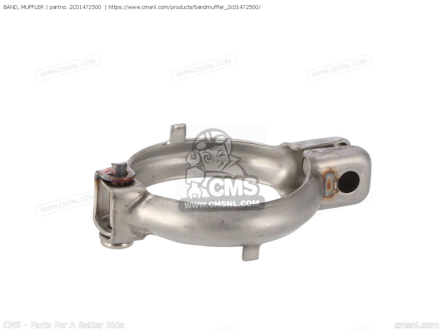 2C01472500: Band, Muffler Yamaha - buy the 2C0-14725-00-00 at CMSNL