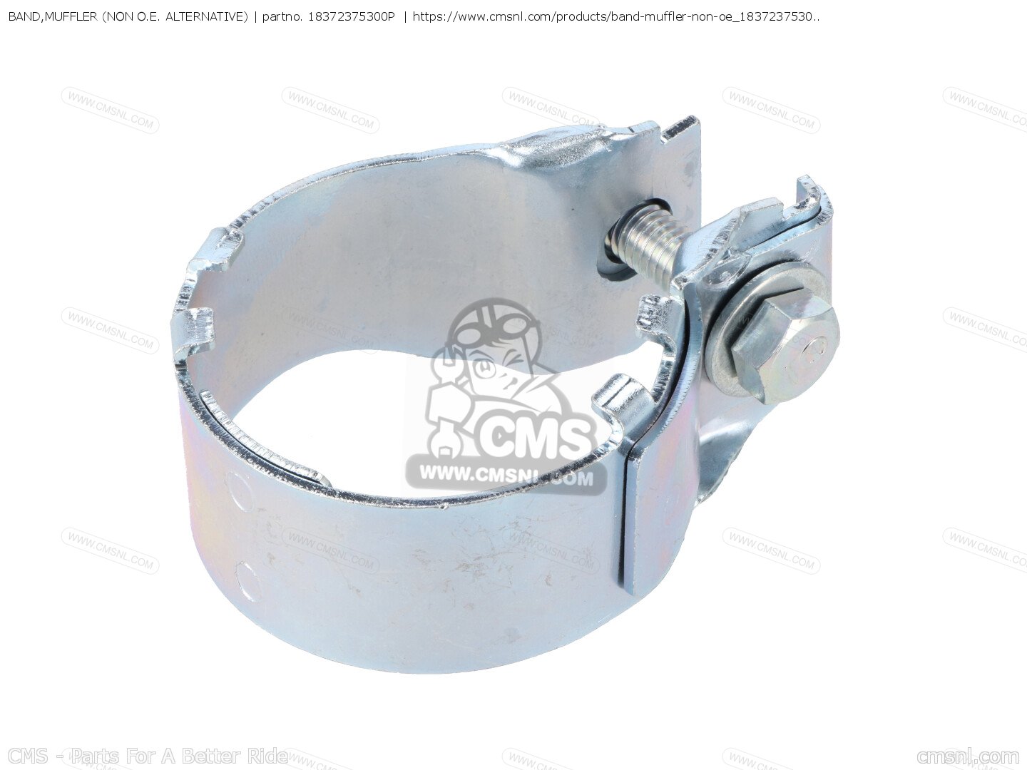 BAND,MUFFLER,CLAMP, (NON O.E. ALTERNATIVE) for Honda - order at CMSNL
