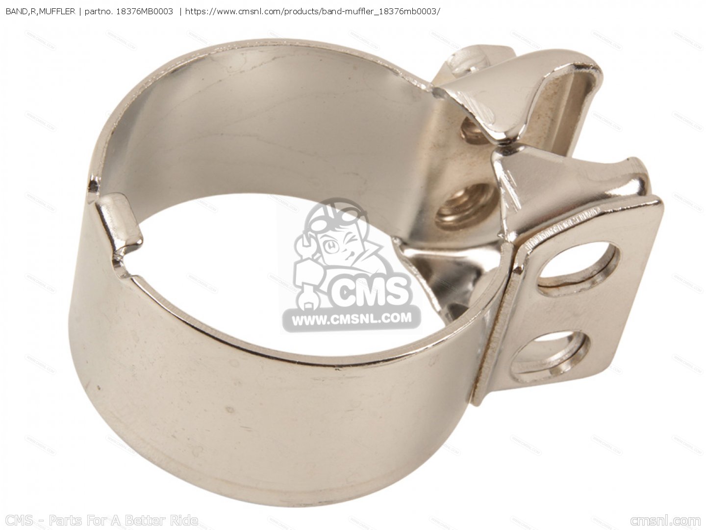 18376MB0003: BAND,R,MUFFLER Honda - buy the 18376-MB0-003 at CMSNL