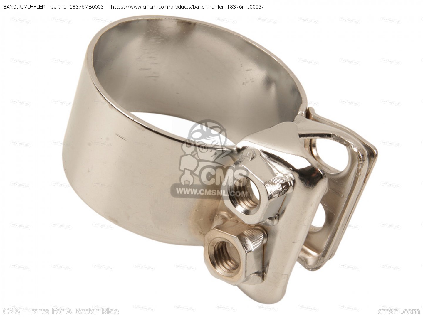 18376MB0003: BAND,R,MUFFLER Honda - buy the 18376-MB0-003 at CMSNL