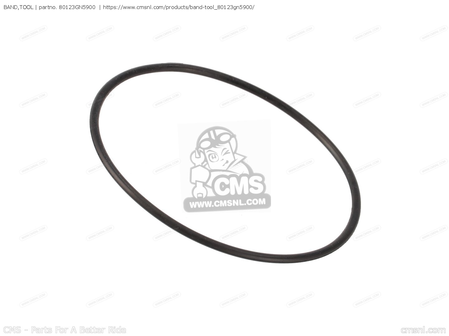 80123GN5900: BAND,TOOL Honda - buy the 80123-GN5-900 at CMSNL