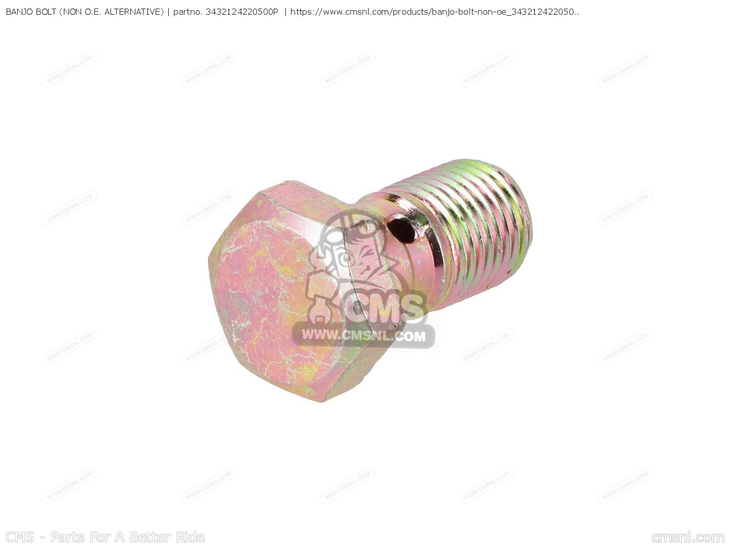 3432124220500P: BANJO BOLT (NON O.E. ALTERNATIVE) Alternative parts ...