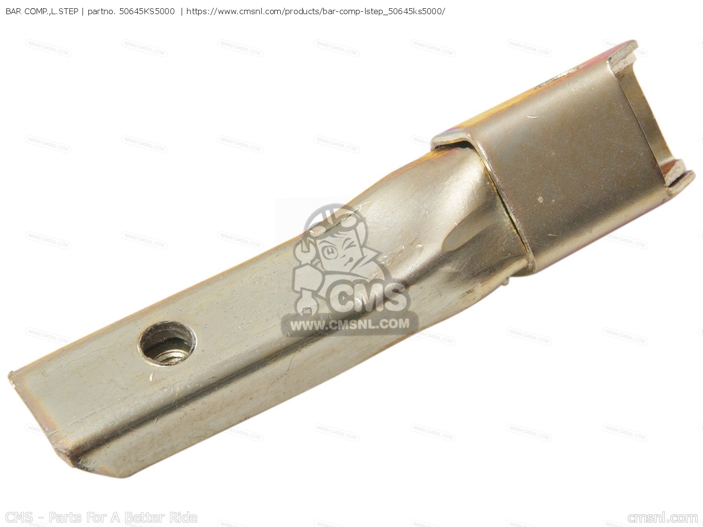 50645KS5000: BAR COMP.,L.STEP Honda - buy the 50645-KS5-000 at CMSNL