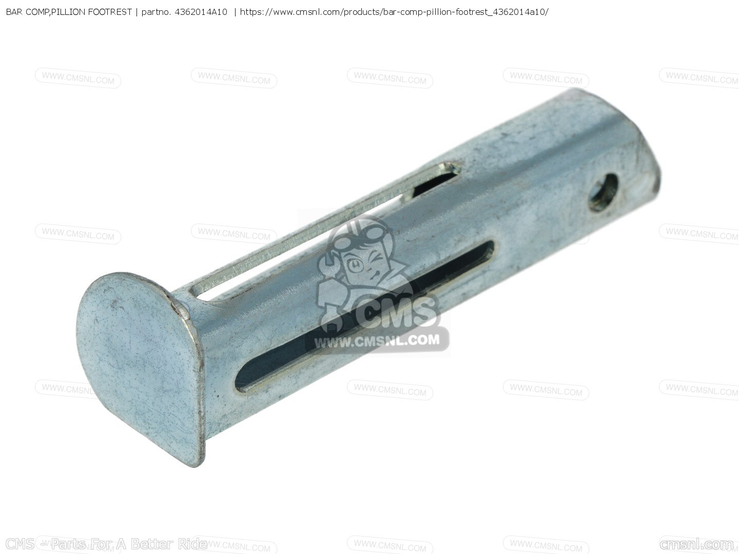 4362014A10: BAR COMP,PILLION FOOTREST Suzuki - buy the 43620-14A10 at CMSNL