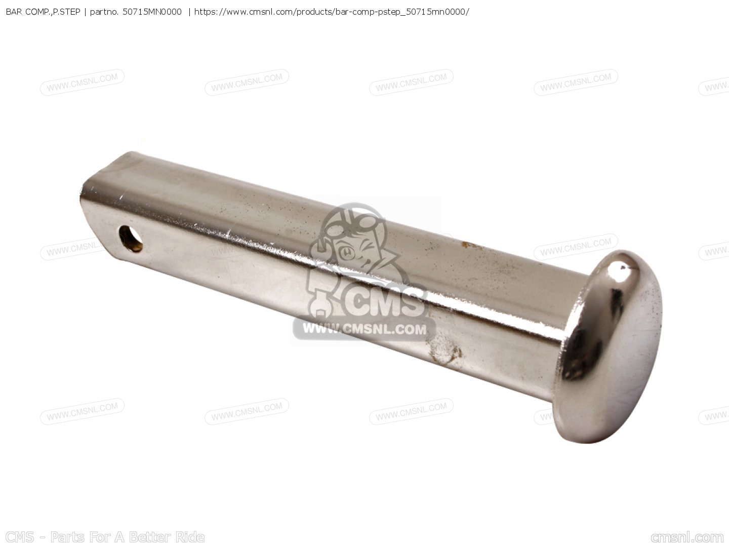 50715MN0000: BAR COMP.,P.STEP Honda - buy the 50715-MN0-000 at CMSNL