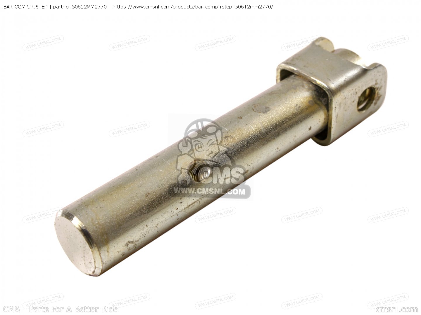 50612MM2770: BAR COMP.,R.STEP Honda - buy the 50612-MM2-770 at CMSNL