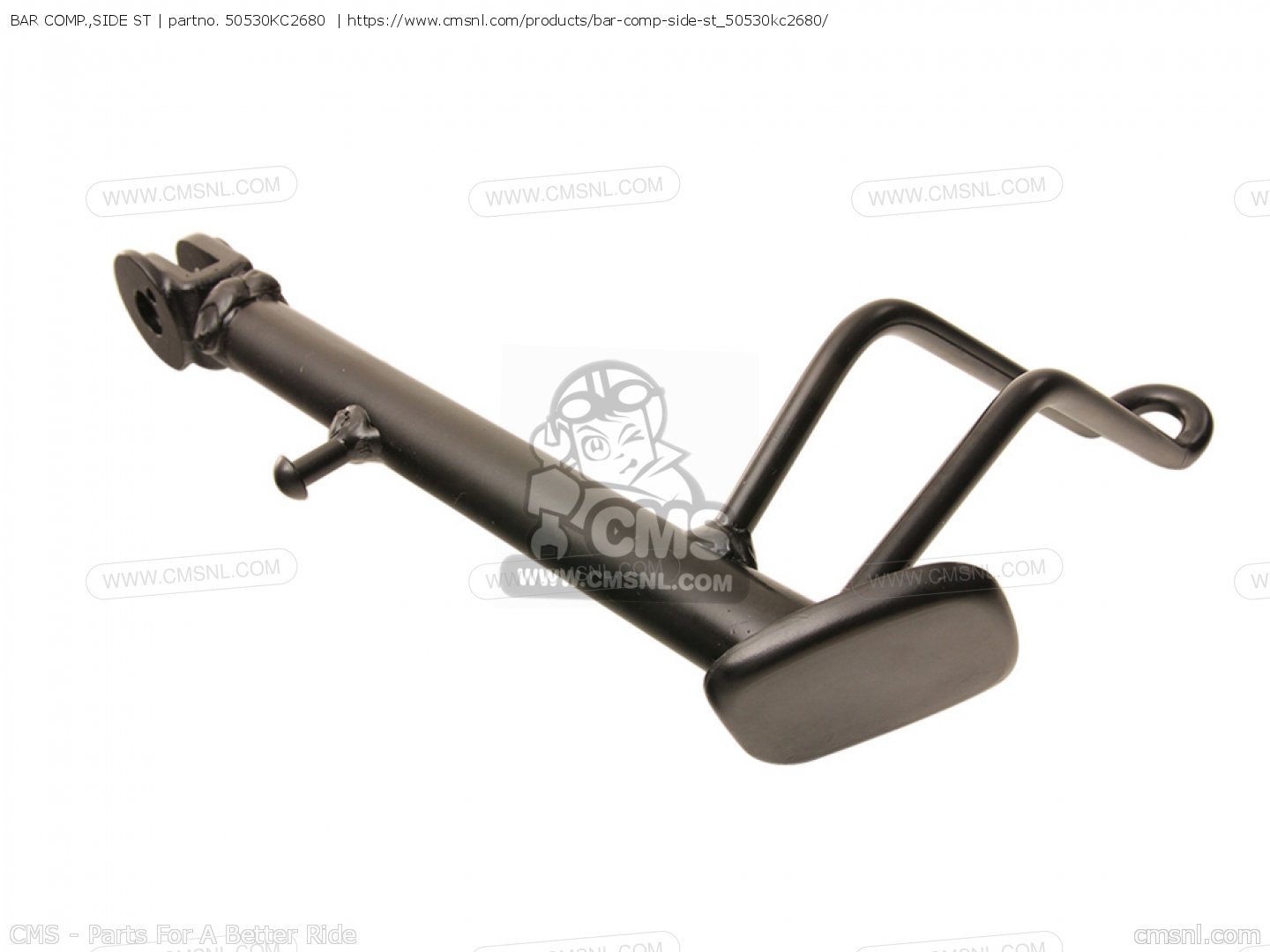 50530KC2680: BAR COMP.,SIDE ST Honda - buy the 50530-KC2-680 at CMSNL