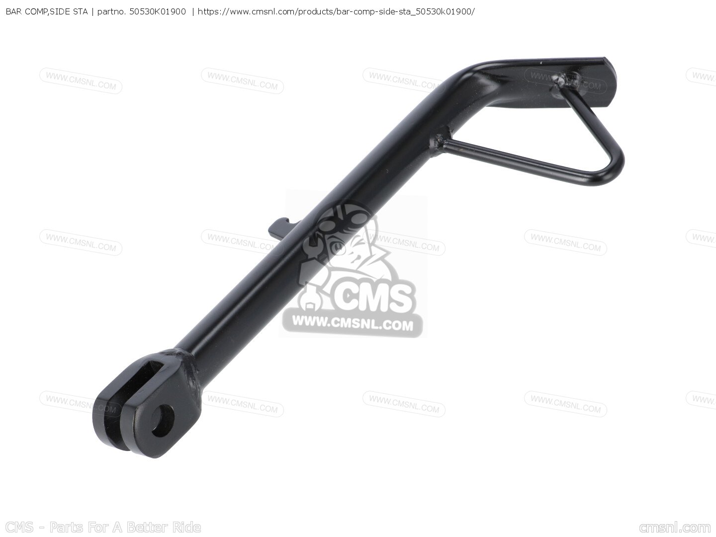 50530K01900: BAR COMP,SIDE STA Honda - buy the 50530-K01-900 at CMSNL