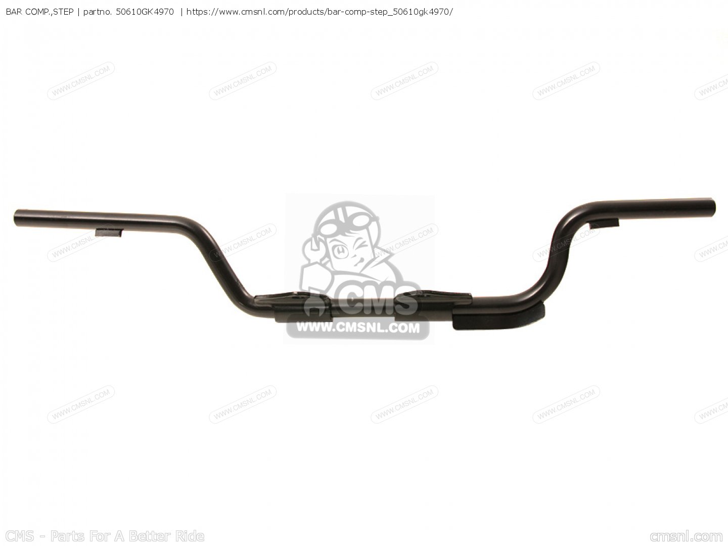 50610GK4970: BAR COMP.,STEP Honda - buy the 50610-GK4-970 at CMSNL
