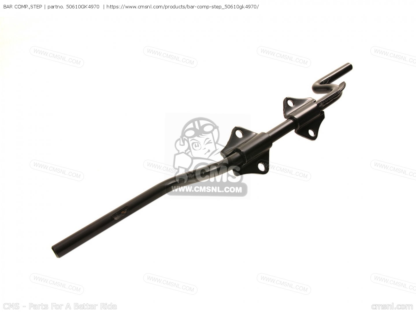 50610GK4970: BAR COMP.,STEP Honda - buy the 50610-GK4-970 at CMSNL