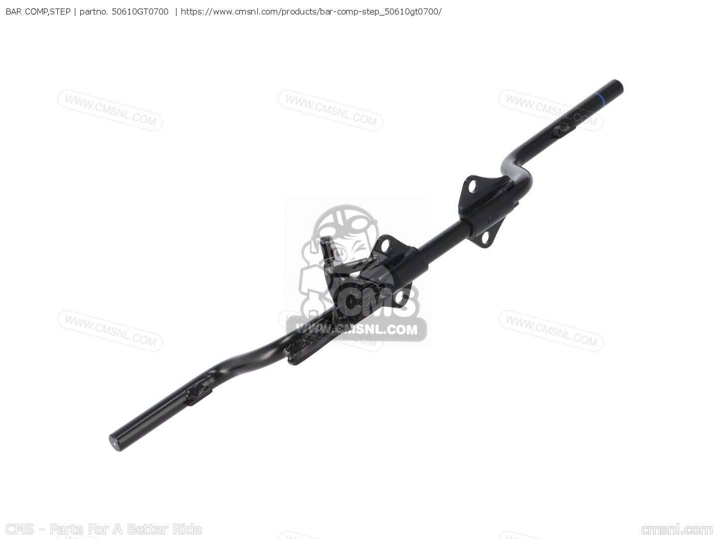 50610GT0700: BAR COMP,STEP Honda - buy the 50610-GT0-700 at CMSNL