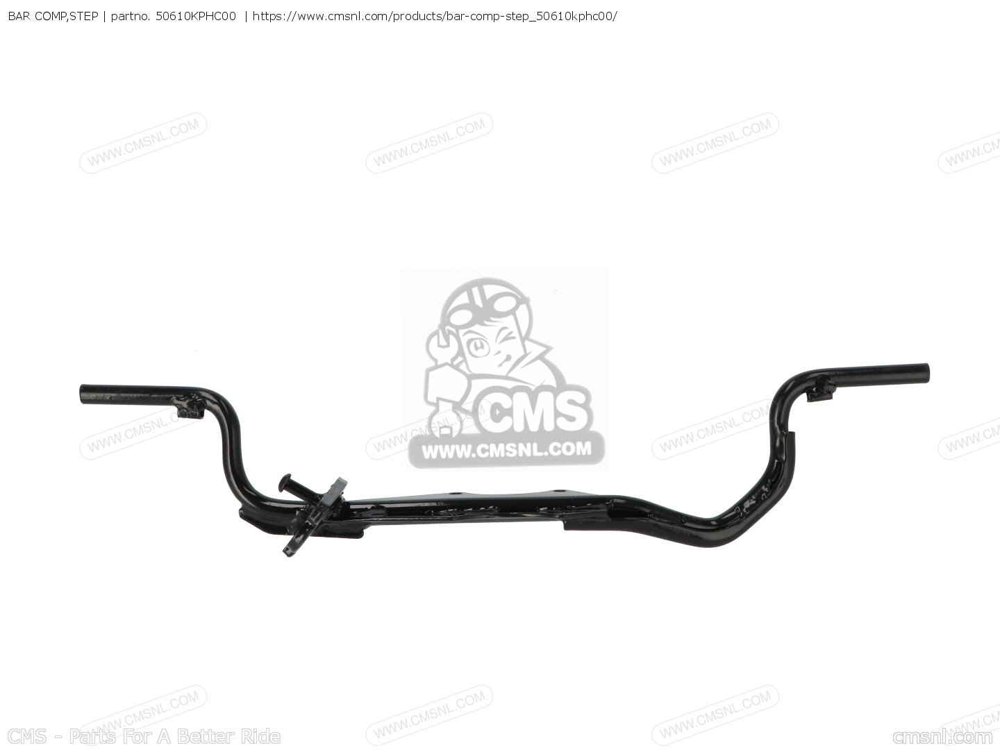 50610KPHC00: BAR COMP,STEP Honda - buy the 50610-KPH-C00 at CMSNL