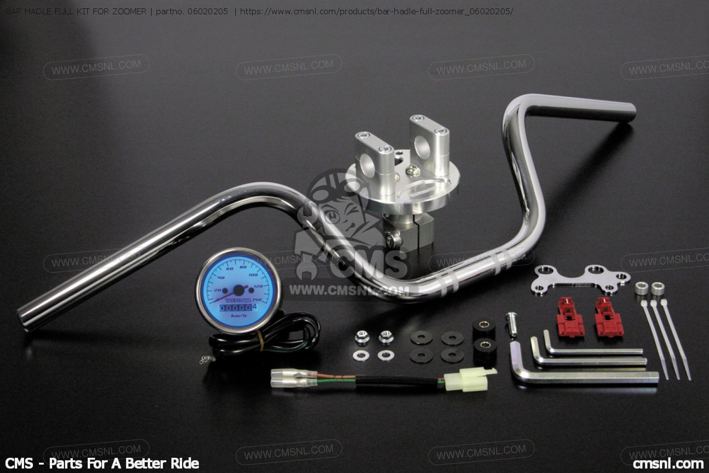 06020205: Bar Hadle Full Kit For Zoomer Takegawa - buy the 06-02-0205 ...