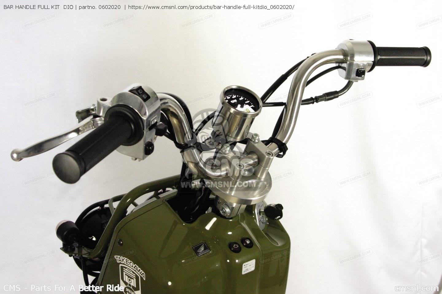 0602020: BAR HANDLE FULL KIT DIO Takegawa - buy the 06-02-020 at CMSNL