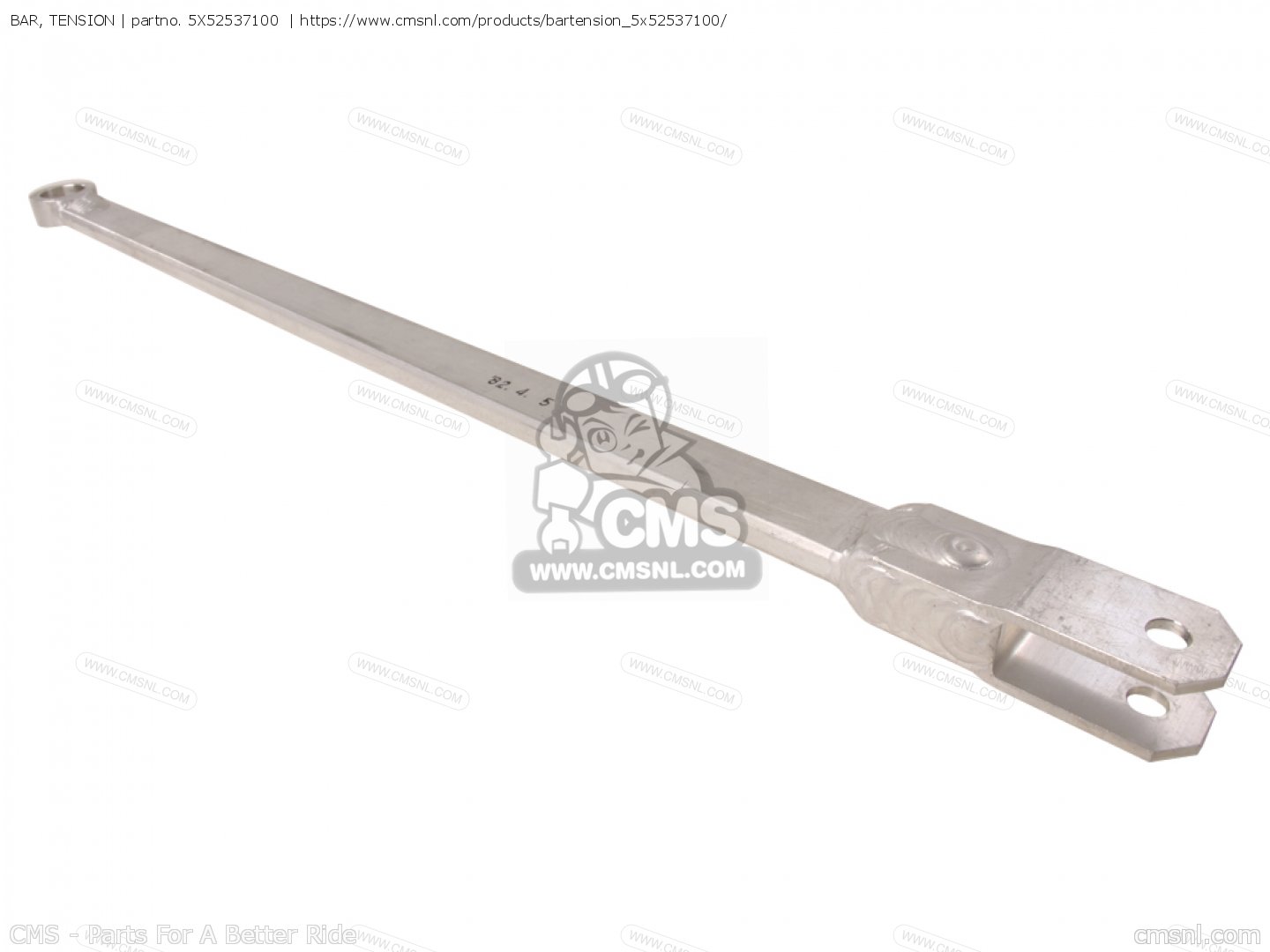 5X52537100: BAR, TENSION Yamaha - buy the 5X5-25371-00-00 at CMSNL