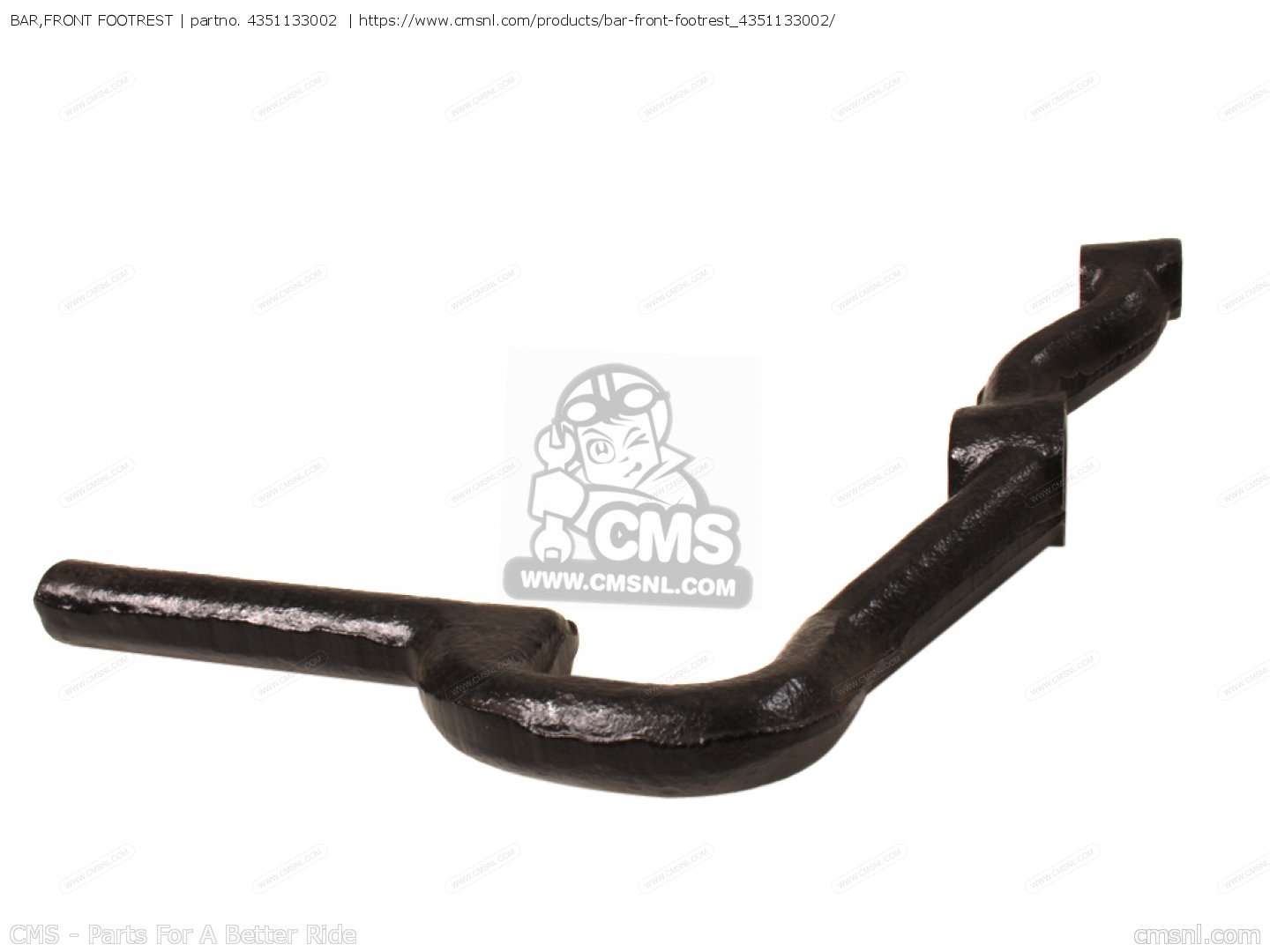 4351133002: Bar,front Footrest Suzuki - buy the 43511-33002 at CMSNL