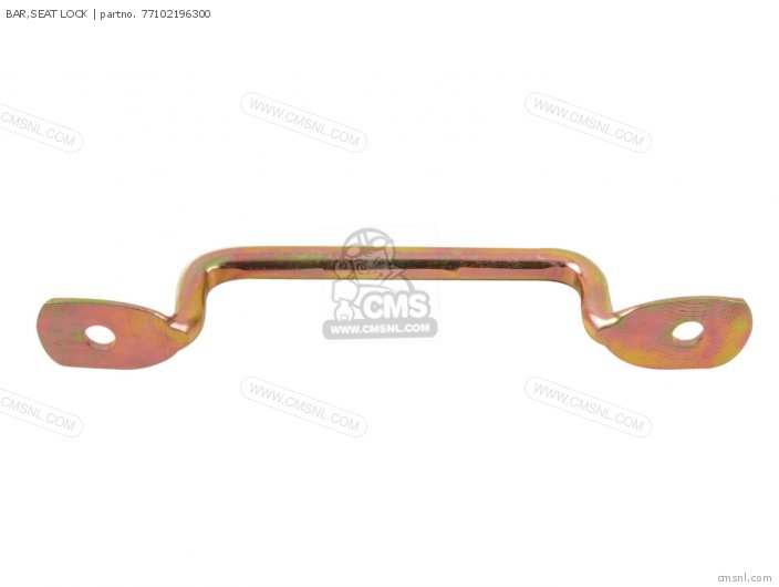 77102196300: BAR,SEAT LOCK Honda - buy the 77102-196-300 at CMSNL