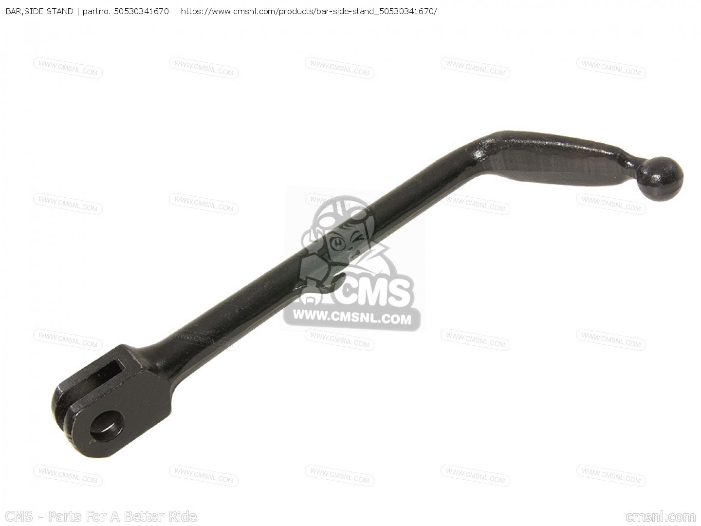 50530341670: BAR,SIDE STAND Honda - buy the 50530-341-670 at CMSNL