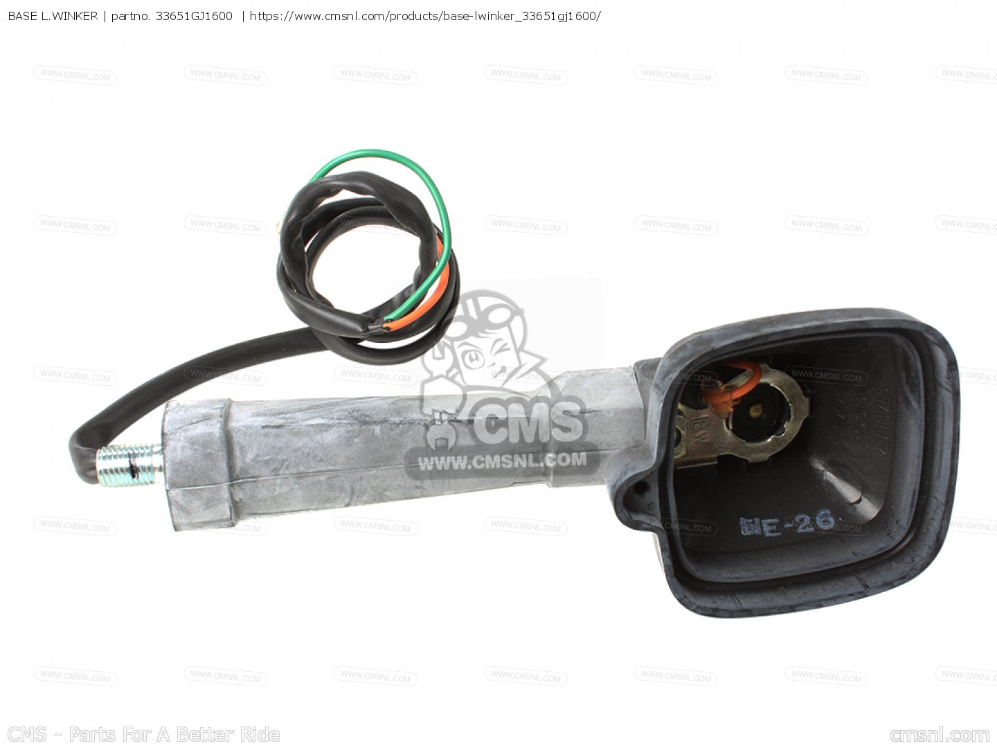 33651GJ1600: Base L.winker Honda - buy the 33651-GJ1-600 at CMSNL