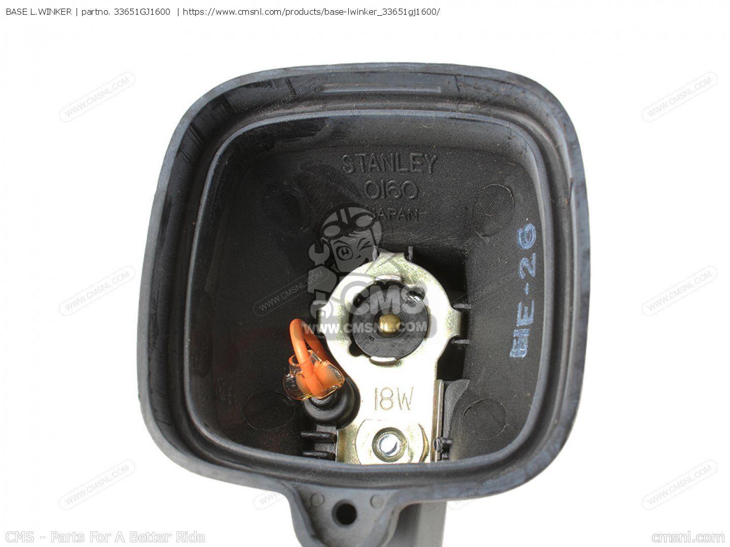 33651GJ1600: Base L.winker Honda - buy the 33651-GJ1-600 at CMSNL