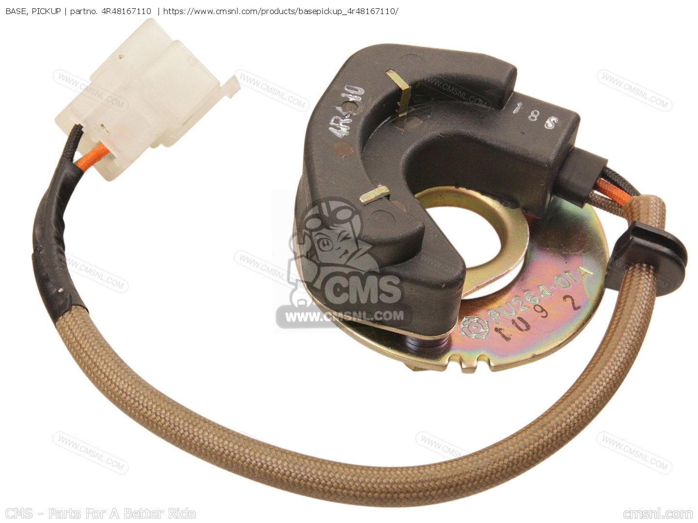 4R48167110: BASE, PICKUP Yamaha - buy the 4R4-81671-10-00 at CMSNL