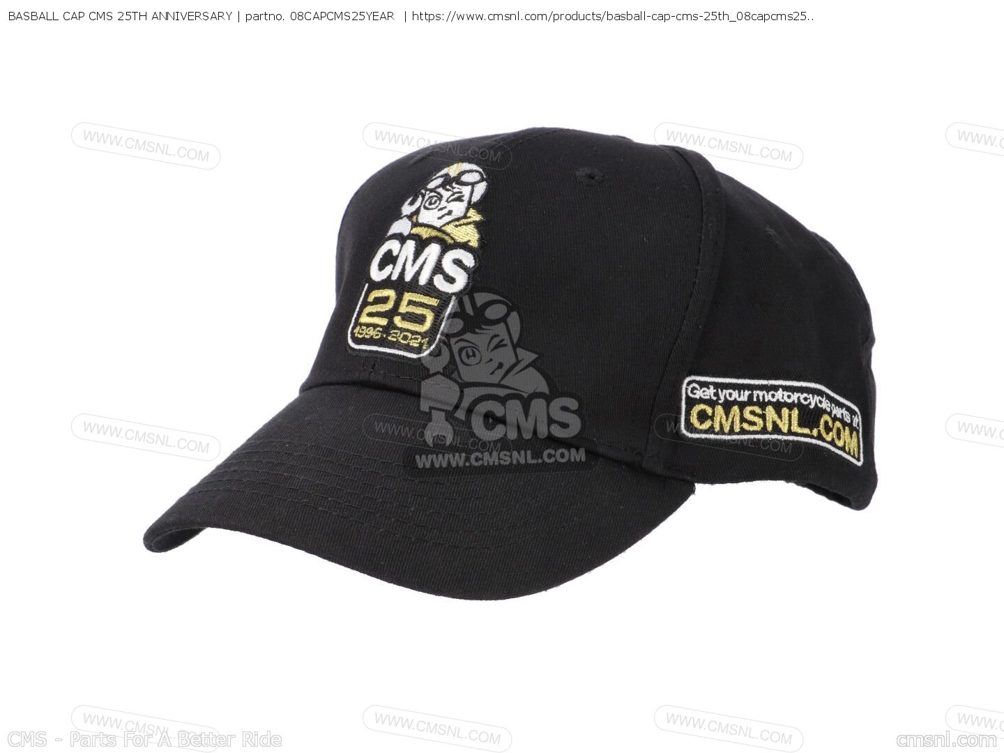08CAPCMS25YEAR: Baseball Cap Cms 25th Anniversary Honda - buy the 08CAP ...