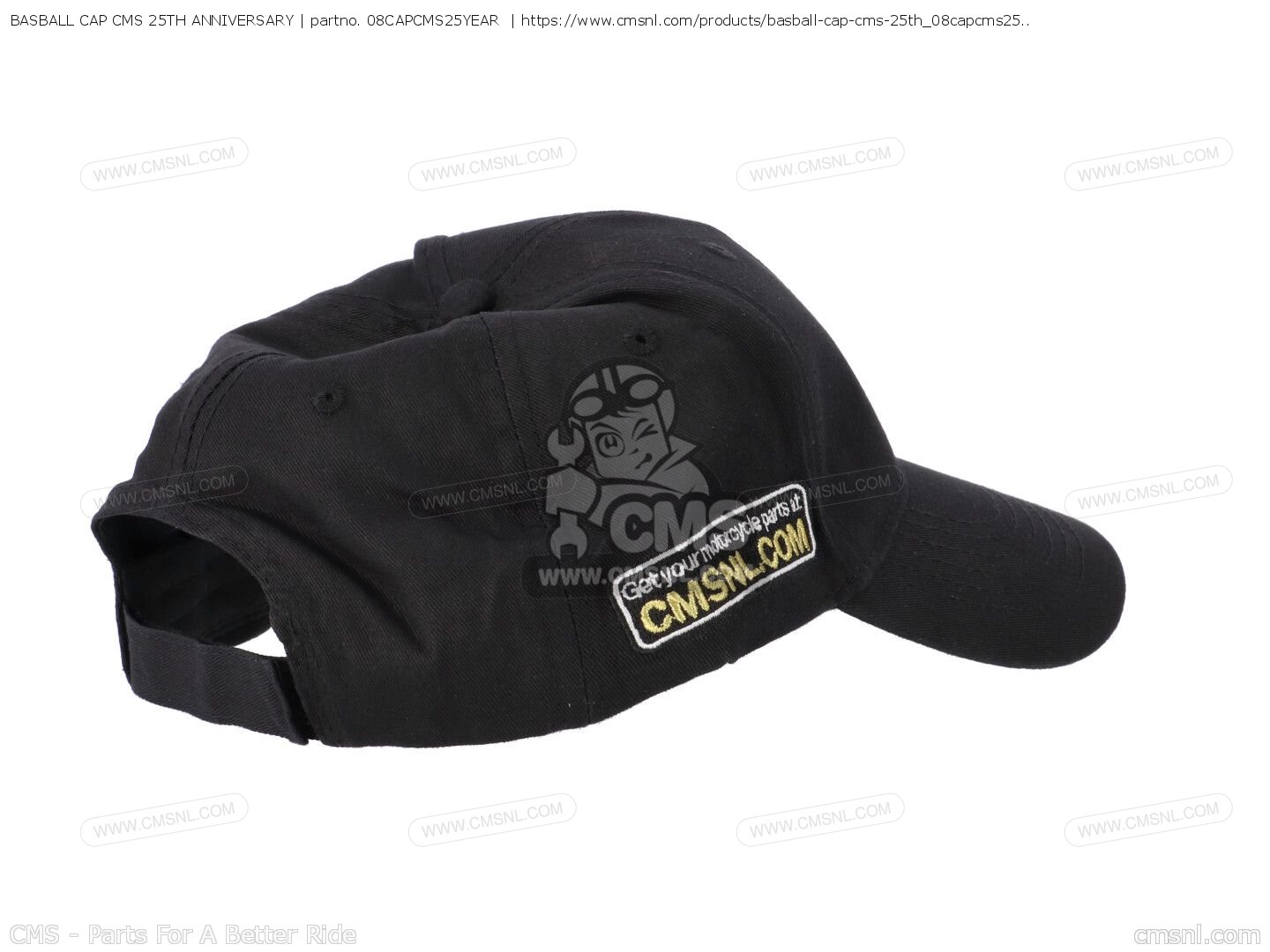 08CAPCMS25YEAR: Baseball Cap Cms 25th Anniversary Honda - buy the 08CAP ...