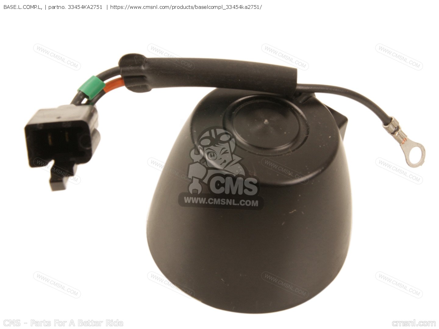 33454KA2751: BASE.L.COMP.L, Honda - buy the 33454-KA2-751 at CMSNL