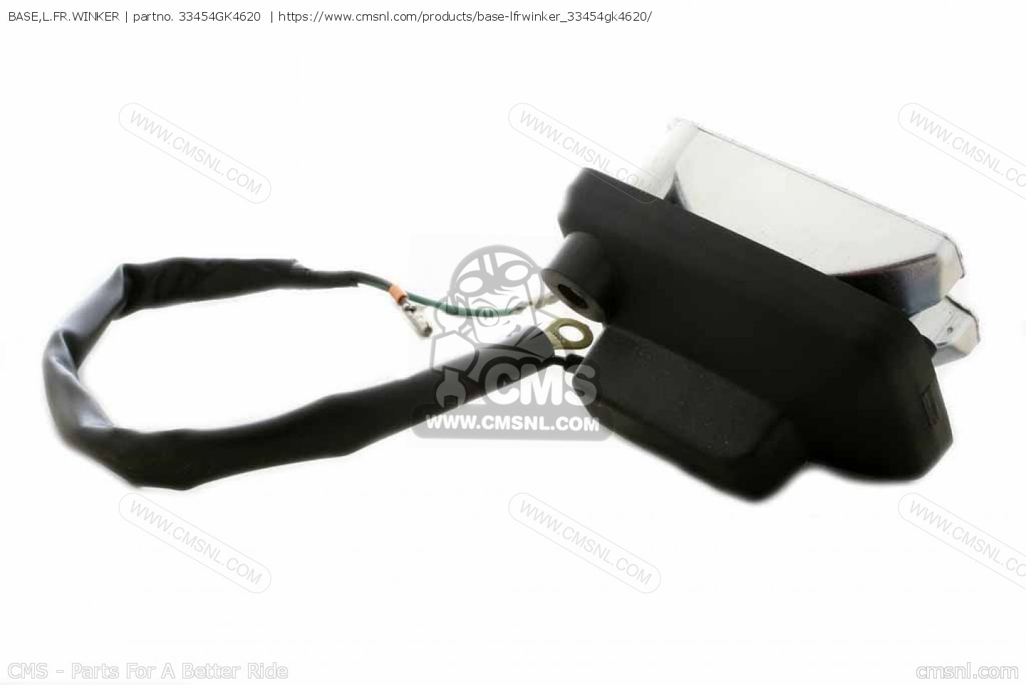 33454GK4620: BASE,L.FR.WINKER Honda - buy the 33454-GK4-620 at CMSNL