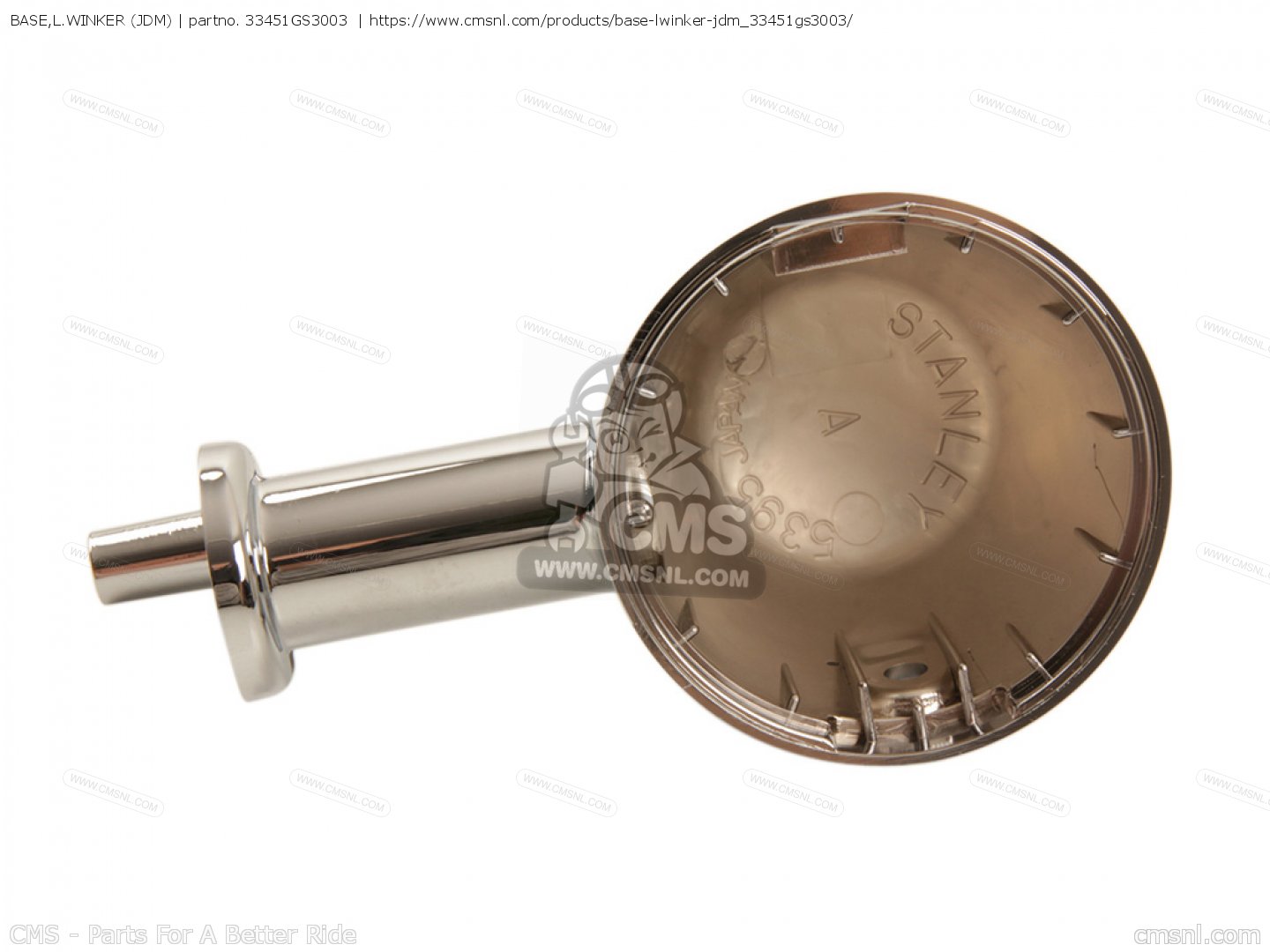 33451GS3003: Base,l.winker Honda - buy the 33451-GS3-003 at CMSNL