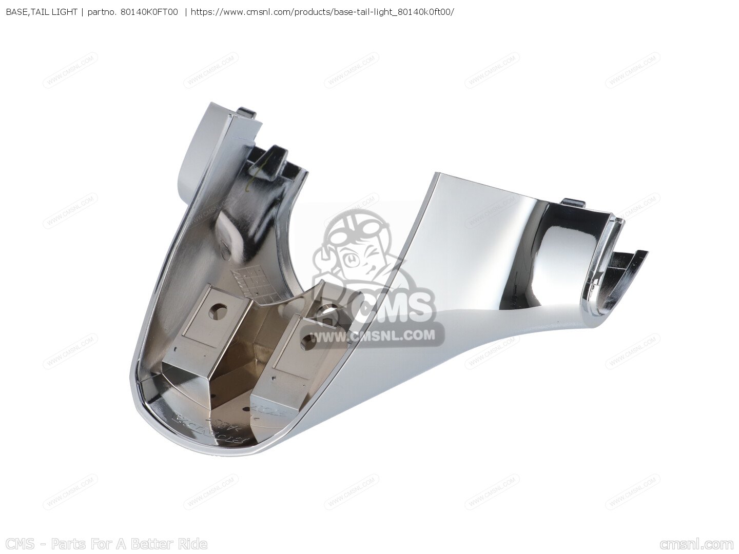 80140K0FT00: BASE,TAIL LIGHT Honda - buy the 80140-K0F-T00 at CMSNL