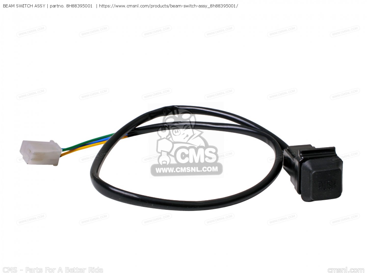 8H88395001: BEAM SWITCH ASSY Yamaha - buy the 8H8-83950-01-00 at CMSNL